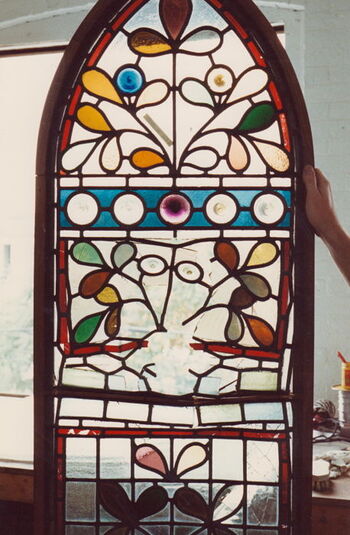 TheGlassStudio Image 88 - Smashed stained glass before repair - The ...